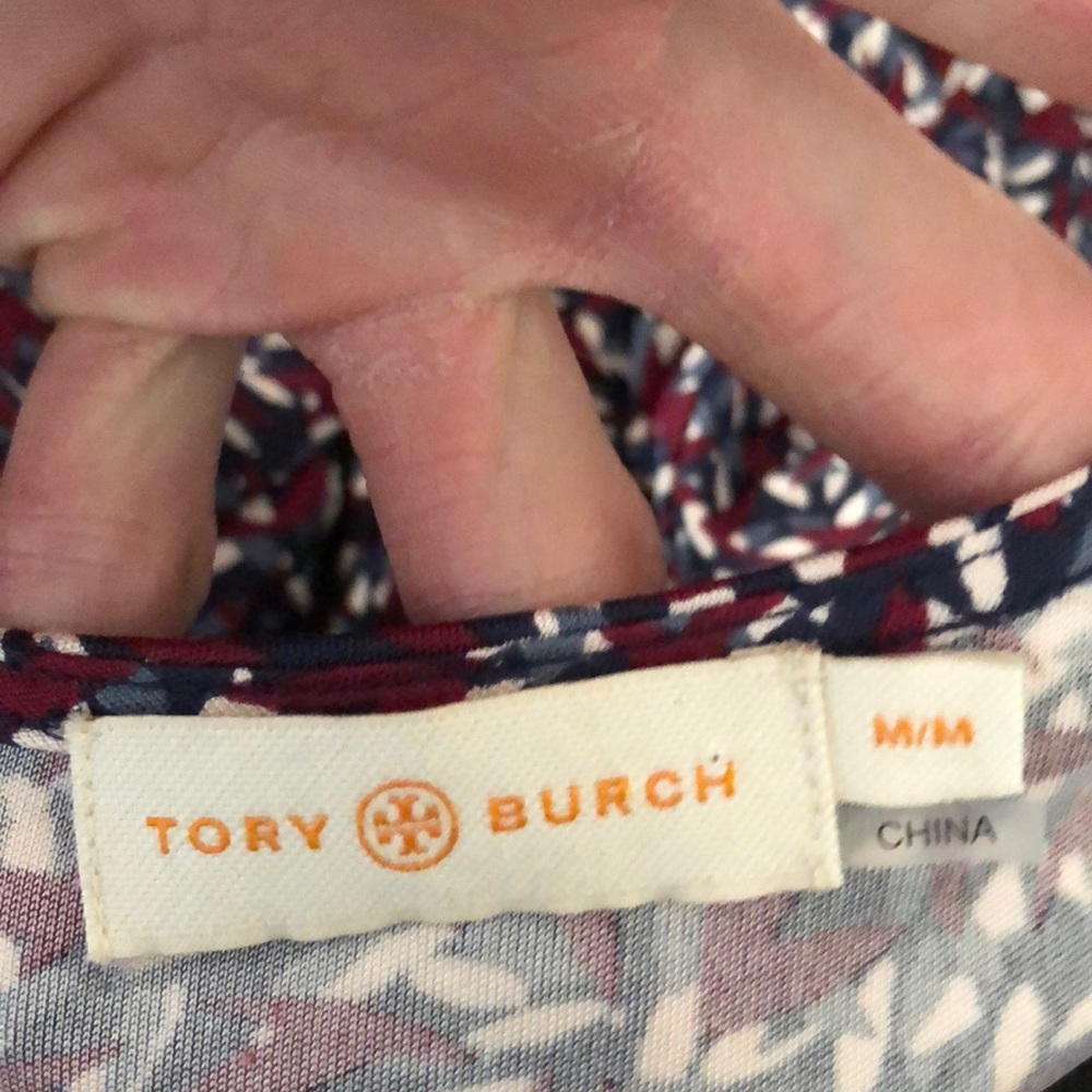Tory Burch Silk Interlock Twist Dress - Gem